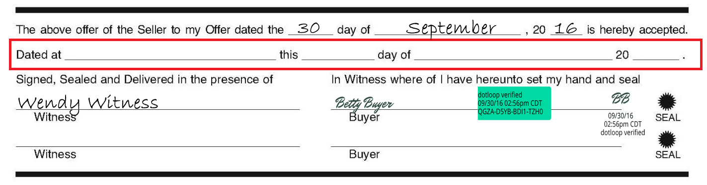 DID YOU KNOW An Electronic Signature Date Stamp Replaces The Dated Line Nova Scotia Real 